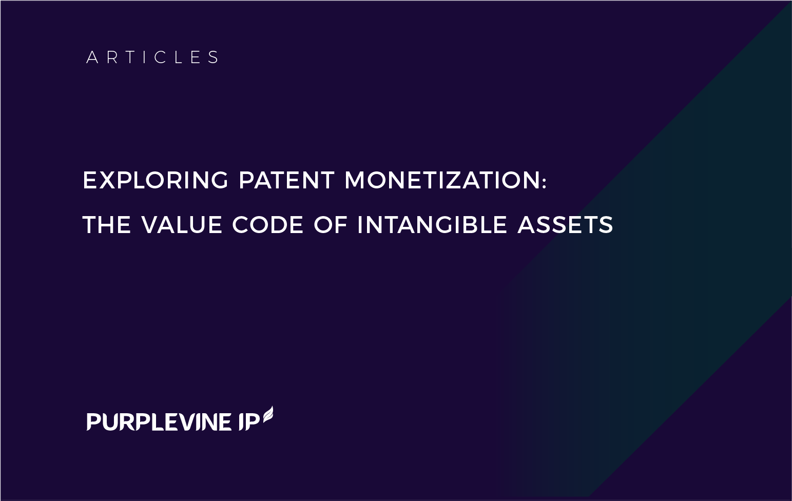 Exploring Patent Monetization: The Value Code of Intangible Assets